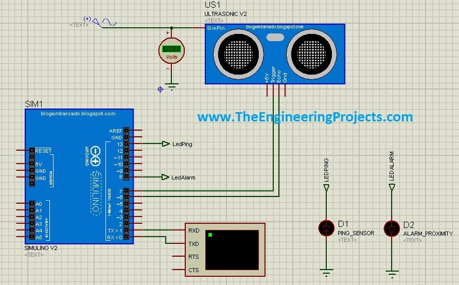 Ultrasonic Sensor Simulation in Proteus Ultrasonic Sensor Simulation in Proteus