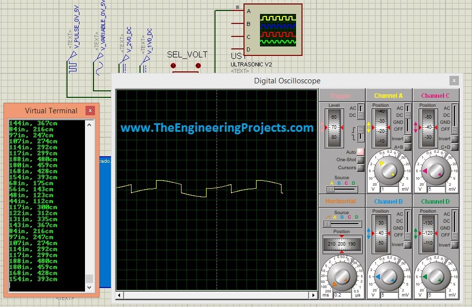 Ultrasonic Sensor Simulation in Proteus Ultrasonic Sensor Simulation in Proteus