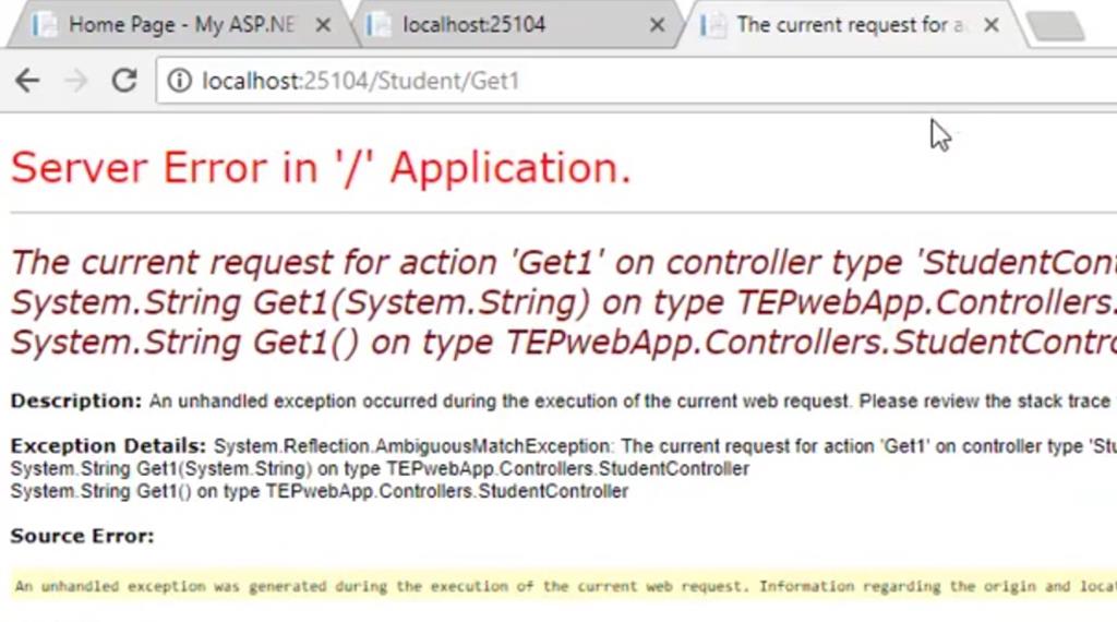 Action Selectors In Aspnet Mvc The Engineering Projects