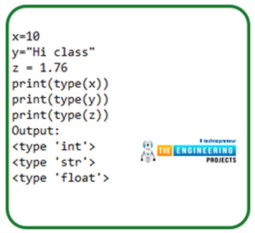 Python Data Types - The Engineering Projects