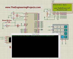 quiz project using 8051 microcontroller - The Engineering Projects