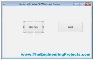 How to use Button in C# Windows Form ? - The Engineering Projects