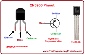 2N3906 Pinout - The Engineering Projects