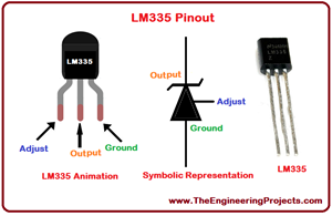 LM335 Pinout - The Engineering Projects