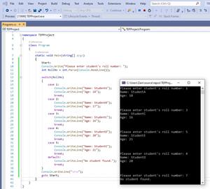 switch case in c# - The Engineering Projects