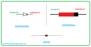 1n4744 pinout - The Engineering Projects