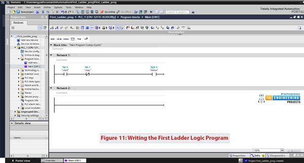 Creating the First Ladder Logic Program in PLC Simulator - The ...