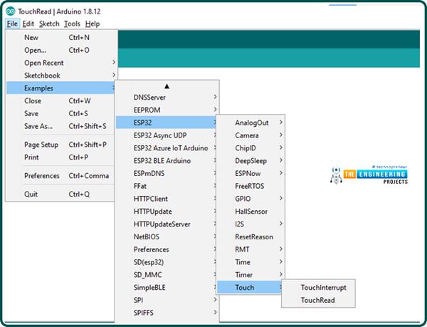 ESP32 Capacitive Touch Sensor - The Engineering Projects