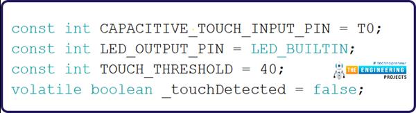 ESP32 Capacitive Touch Sensor - The Engineering Projects