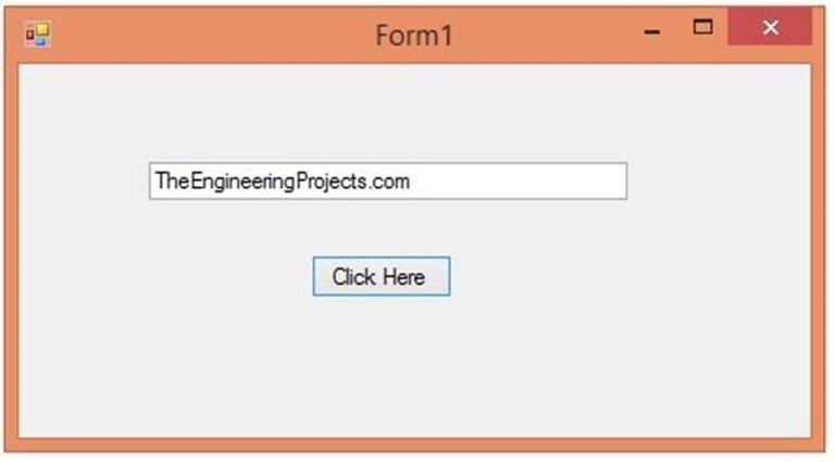 How to use C# String Variables - The Engineering Projects