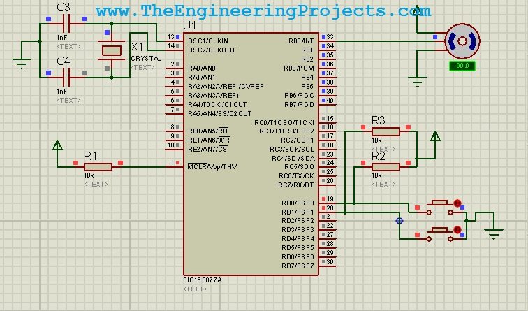 Servo Motor Control with PIC Microcontroller - The Engineering Projects