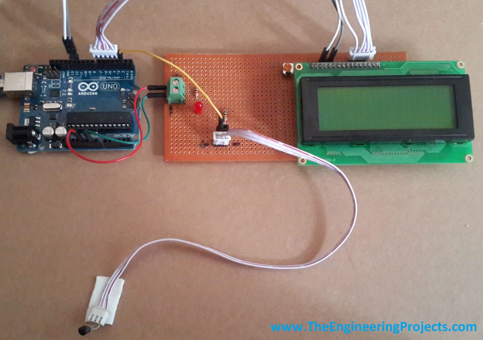 Temperature Sensor 18B20 with Arduino - The Engineering Projects Temperature Sensor 18B20 with Arduino - The Engineering Projects