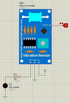 Vibration Sensor Library for Proteus - The Engineering Projects