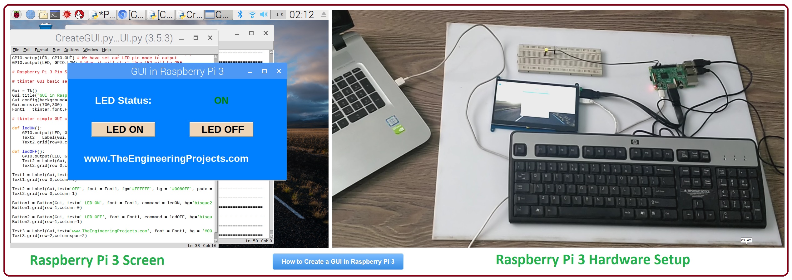 Raspberry Pi Tutorial Create Your Own Gui With Tkinter And Python Images