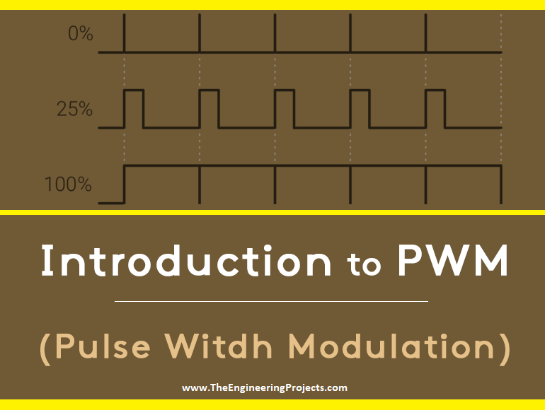 Introduction To Pwm Pulse Width Modulation The Engineering Projects
