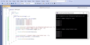 How to use for Loop in C# - The Engineering Projects