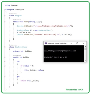 Introduction to Properties in C# - The Engineering Projects