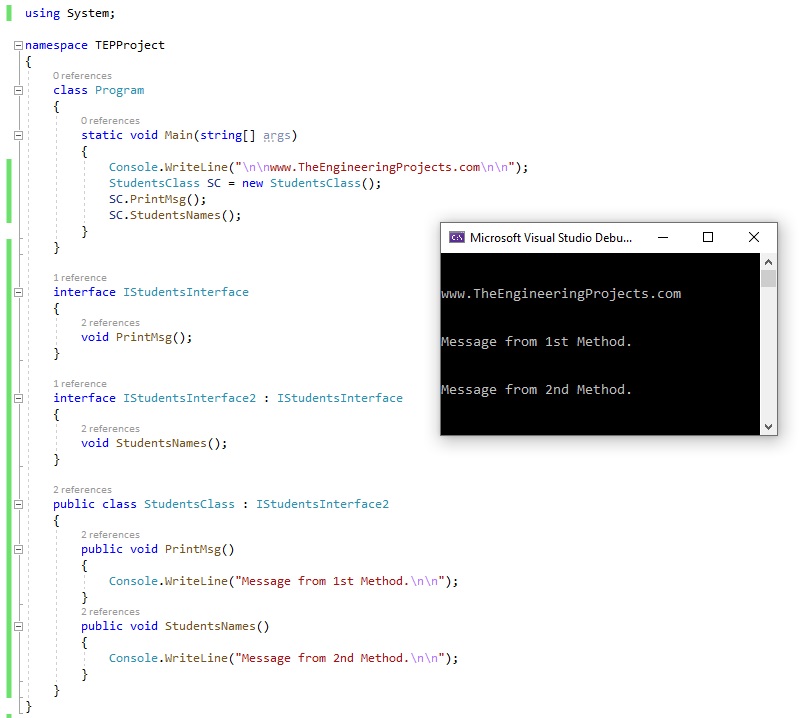 Introduction to Interface in C# - The Engineering Projects