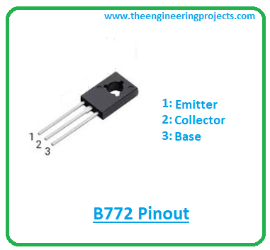 B772 Transistor Pinout, Features, Datasheet & Applications - The Engineering Projects