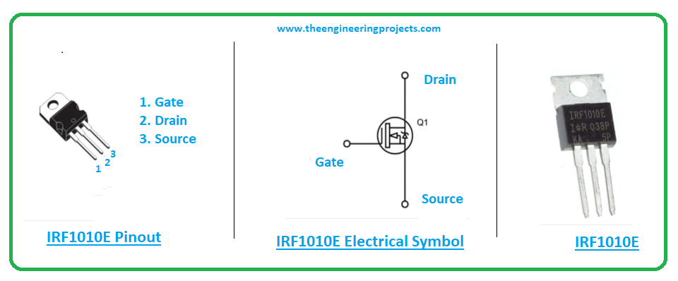 IRF1010E MOSFET Datasheet, Pinout, Features & Applications - The ... IRF1010E MOSFET Datasheet, Pinout, Features & Applications - The ...