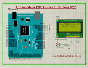 Arduino Mega 1280 Library for Proteus V2.0 - The Engineering Projects