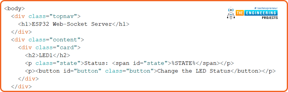 ESP32 Web Socket Server - The Engineering Projects