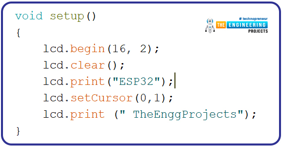 Interfacing 16x2 LCD with ESP32 Module - The Engineering Projects