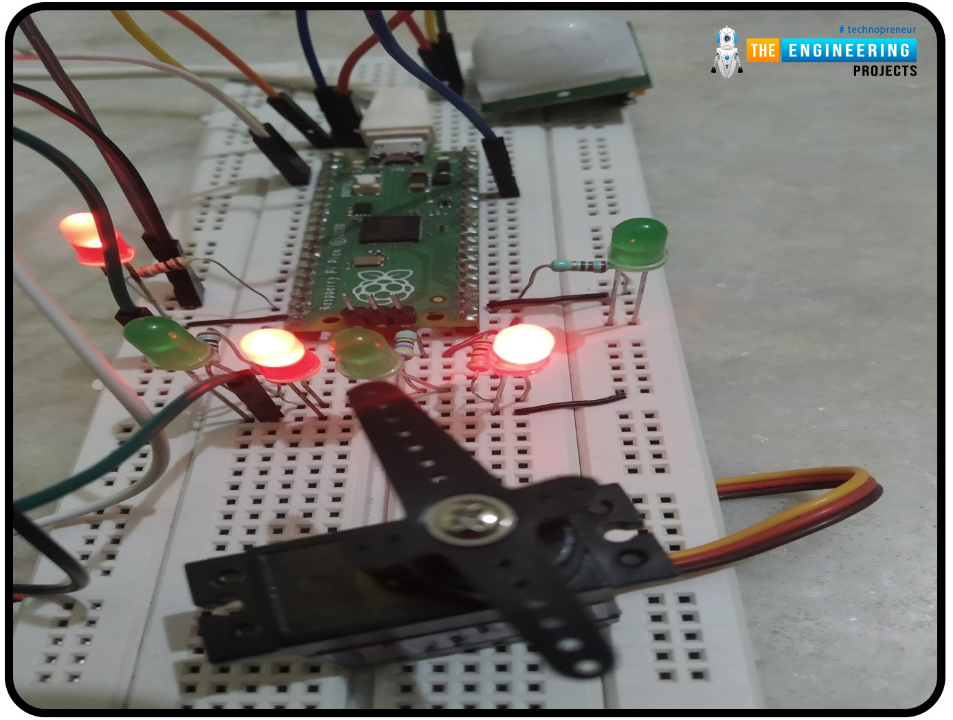 Interfacing Pir Motion Sensor And Raspberry Pi Pico Module With Micropython The Engineering