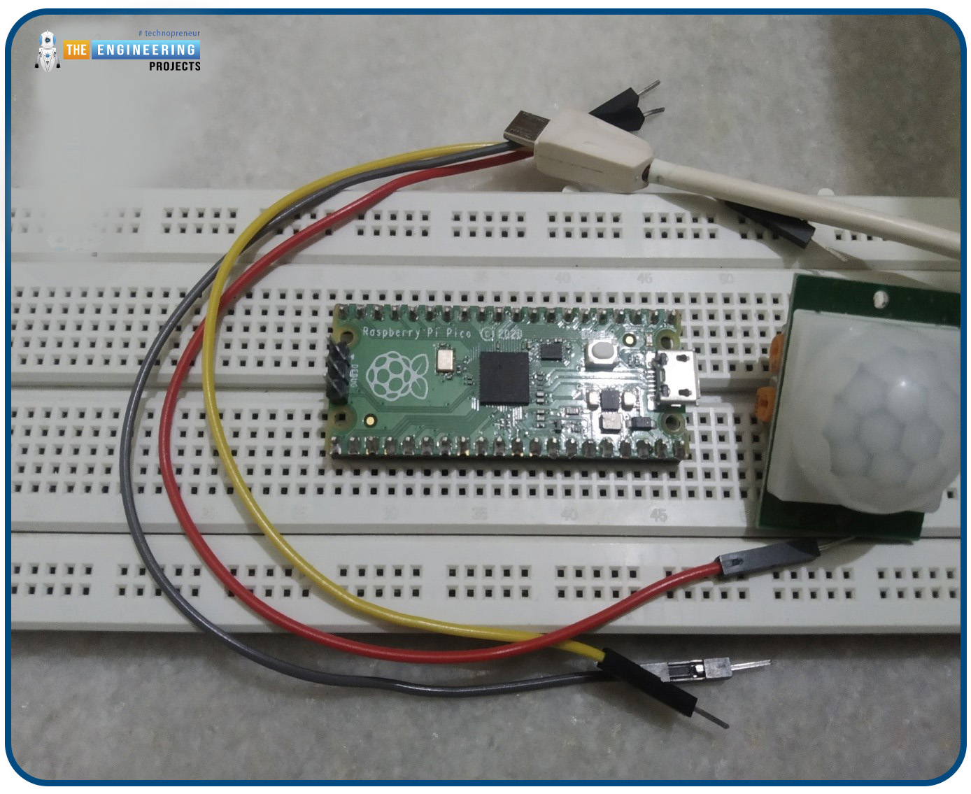 Interfacing Pir Motion Sensor And Raspberry Pi Pico Module With Micropython The Engineering